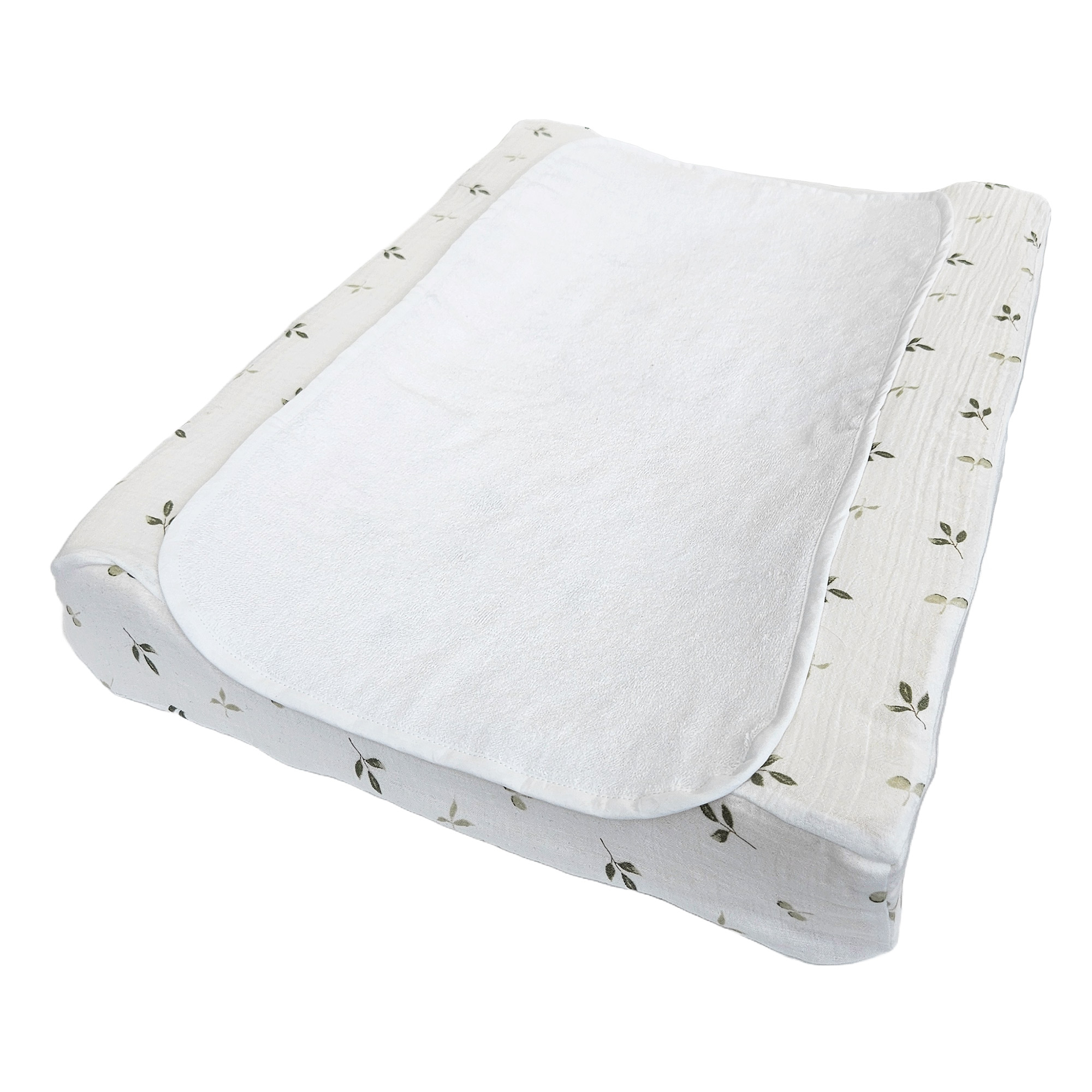 Changing pad topper white GOTS